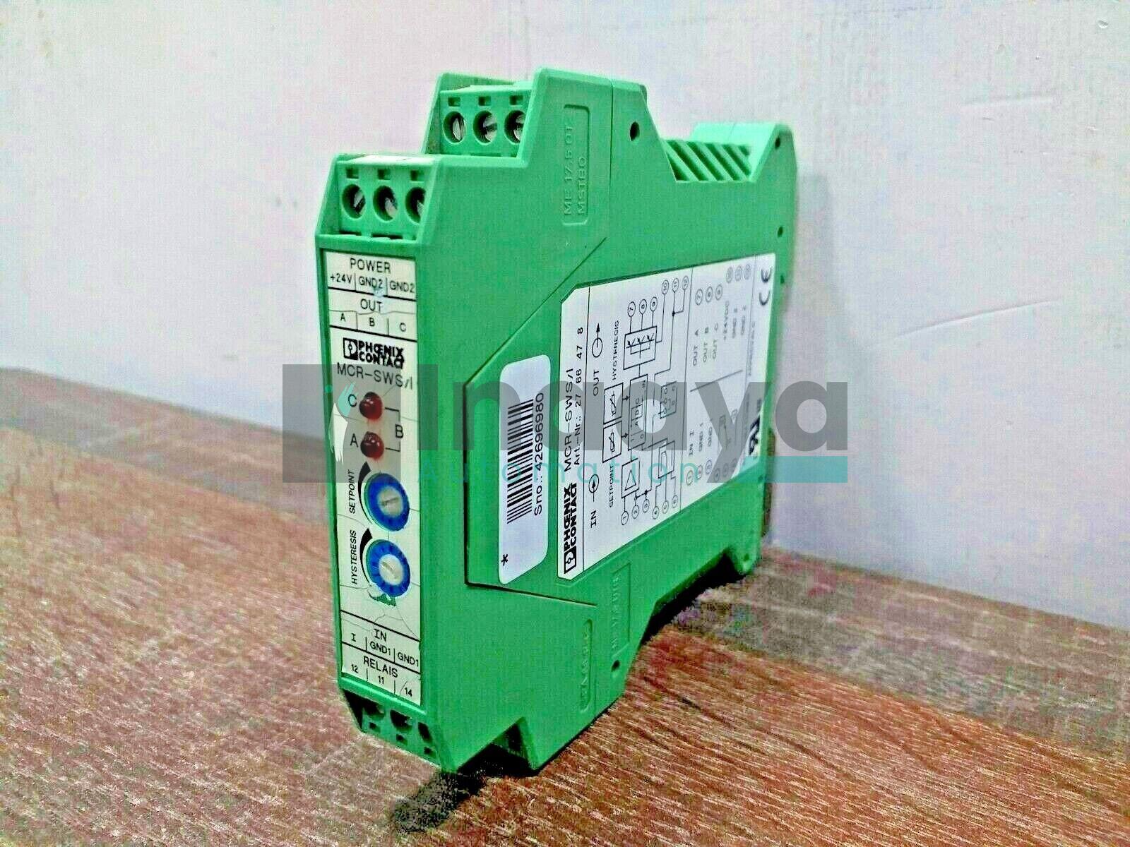 PHOENIX CONTACT MCR-SWS-I THRESHOLD VALUE SWITCH - Inaaya Automation