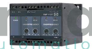 DEIF RMF-112D FREQUENCY RELAY MEAS VOLTAGE: 440V MODULE: 440V SUPPLY ...